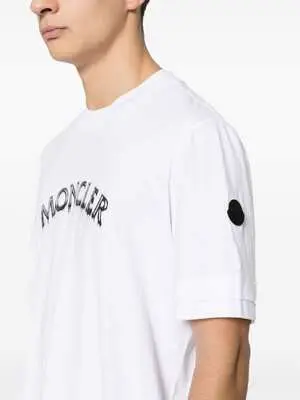 Moncler Logo-print Cotton T-shirt - White