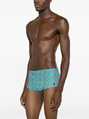 AMIR SLAMA Graphic-print Swimming Trunks