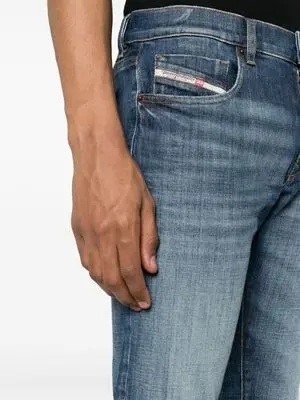DIESEL® D-strukt Mid-rise Slim-fit Jeans - Blue