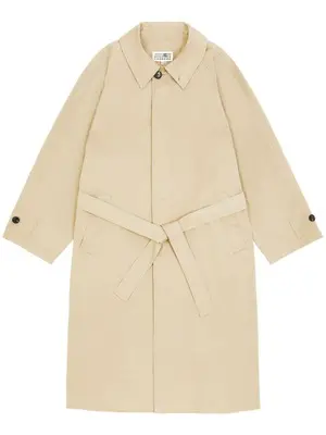 MAISON MARGIELA Raw-hem Trench Coat