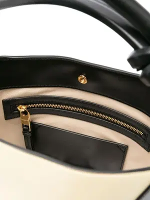 Jacquemus Le Petit Tourni Leather Bucket Bag - Yellow