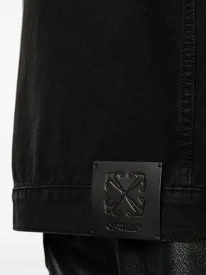 Off-White Logo-embroidered Denim Jacket