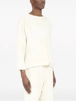 MAISON MARGIELA Cotton Sweatshirt With Hand-drawn Logo