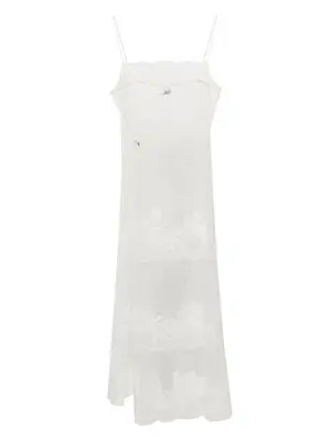 Carine Gilson Lace-appliqué Maxi Dress