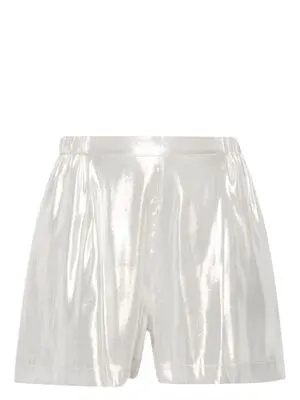 Carine Gilson Wide-leg Lurex Pyjama Shorts