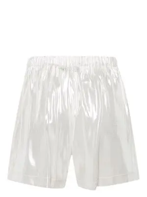 Carine Gilson Wide-leg Lurex Pyjama Shorts