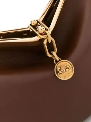 Etro Vela Leather Shoulder Bag - Brown