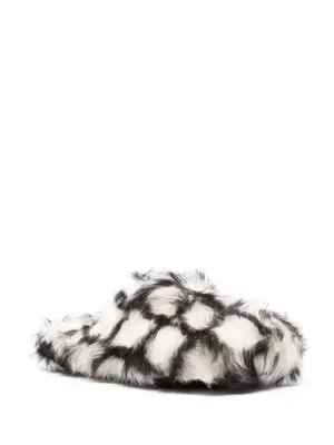 Marni Fussbet Sabot Slippers - White