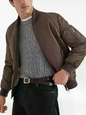 Brunello Cucinelli Cable Knit Jumper - Grey