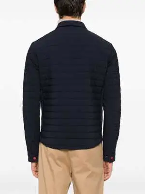 Kiton Lightweight Padded Jacket - Blue