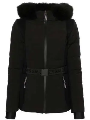 YVES SALOMON Colourblock Puffer Jacket