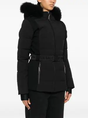 YVES SALOMON Colourblock Puffer Jacket