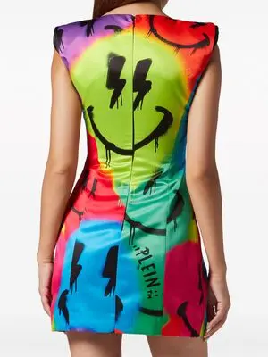 Philipp Plein Graphic-print Mini Dress