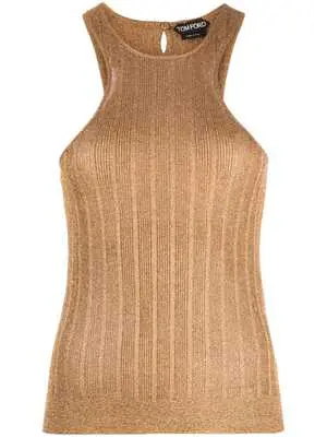TOM FORD Metallic Sleeveless Top