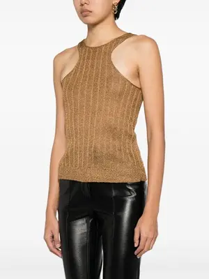 TOM FORD Metallic Sleeveless Top
