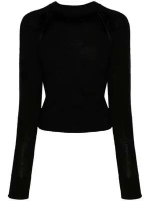 Fabiana Filippi Raglan-sleeved Jumper - Black
