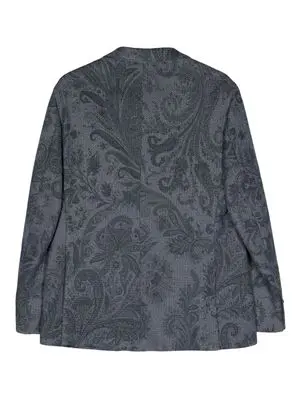 Etro Paisley-jacquard Cotton Blazer
