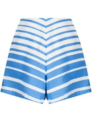 BAMBAH Sicily Striped Linen Shorts