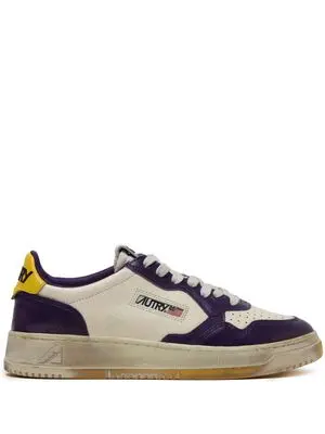 AUTRY Medalist Super Vintage Distressed Sneakers - Purple
