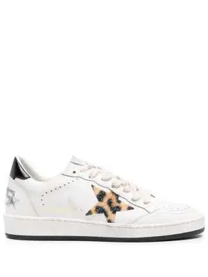 GOLDEN GOOSE Ball Star Leather Sneakers - White