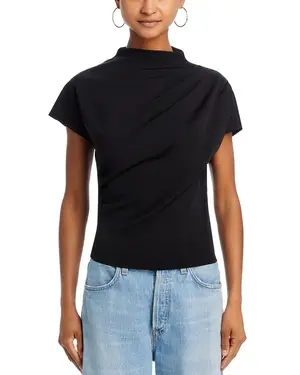 Line & Dot Lennon Top - Black