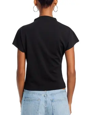 Line & Dot Lennon Top - Black