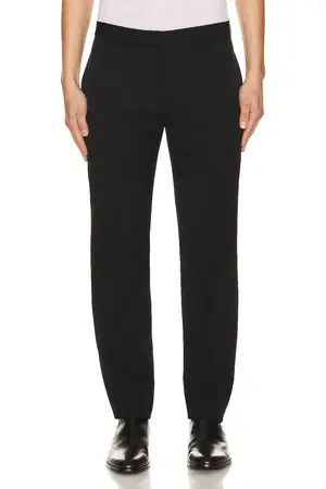 Saint Laurent Pantalon Ajuste - Nero