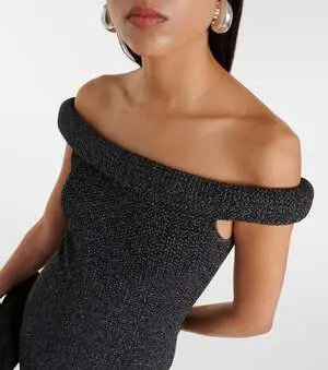 TOTEME Off-shoulder Knit Maxi Dress