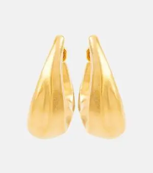 Khaite Olivia Medium Hoop Earrings - Gold