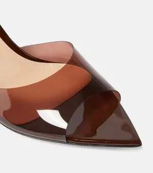 GIANVITO ROSSI Elle 55 Mules - Brown