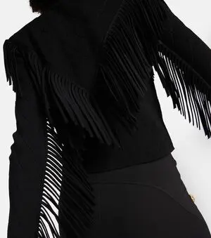 Balmain Fringed Cardigan