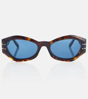 Dior Dior Eyewear DiorSignature B1U Oval Sunglasses Brown
