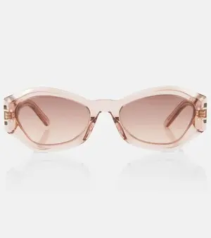 Dior Diorsignature B1u Oval Sunglasses - Pink