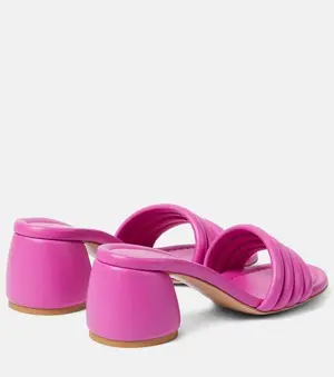 GIANVITO ROSSI Malou Leather Mules
