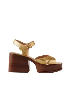Gabriela Hearst Zuri Platform Leather Sandals