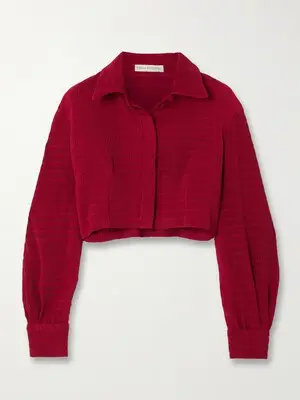 EMILIA WICKSTEAD Raiden Cropped Jacket