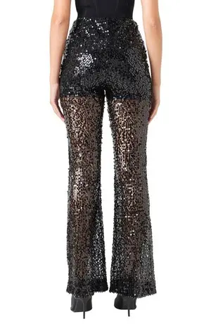 Endless Rose Sequin Flare Pants