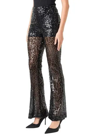 Endless Rose Sequin Flare Pants