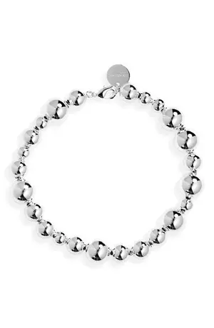 Lié Studio The Elly Beaded Bracelet Silver Plating