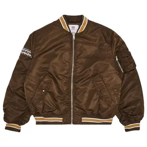 Supreme Second To None Ma-1 Jacket - Brown