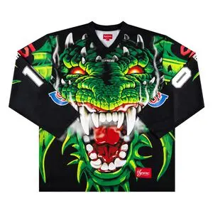 Supreme Dragon Hockey Jersey - Black