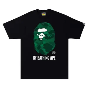 A BATHING APE Color Camo Bathing Ape Tee /green
