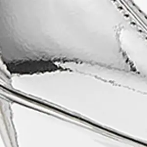 JIMMY CHOO Azia 95 Leather Sandals - Silver