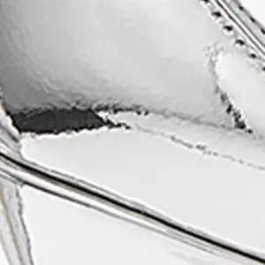 JIMMY CHOO Azia 95 Leather Sandals - Silver