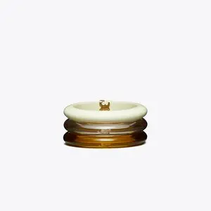 Tory Burch Resin Bangle Set - Lilac/yellow/ivory