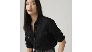 LEVI'S Iconic Western Denim Shirt - Dark Ages