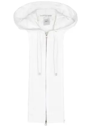 Veronica Beard Veronica Beard Hooded Cotton Dickey White