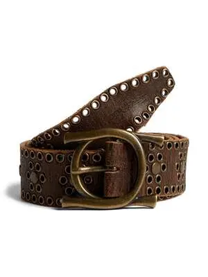 Dsquared2 Perforated Leather Belt