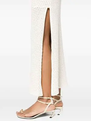 TOM FORD Pointelle-knit Maxi Dress - White