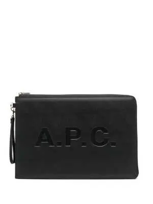 A.p.c. Logo-print Clutch
